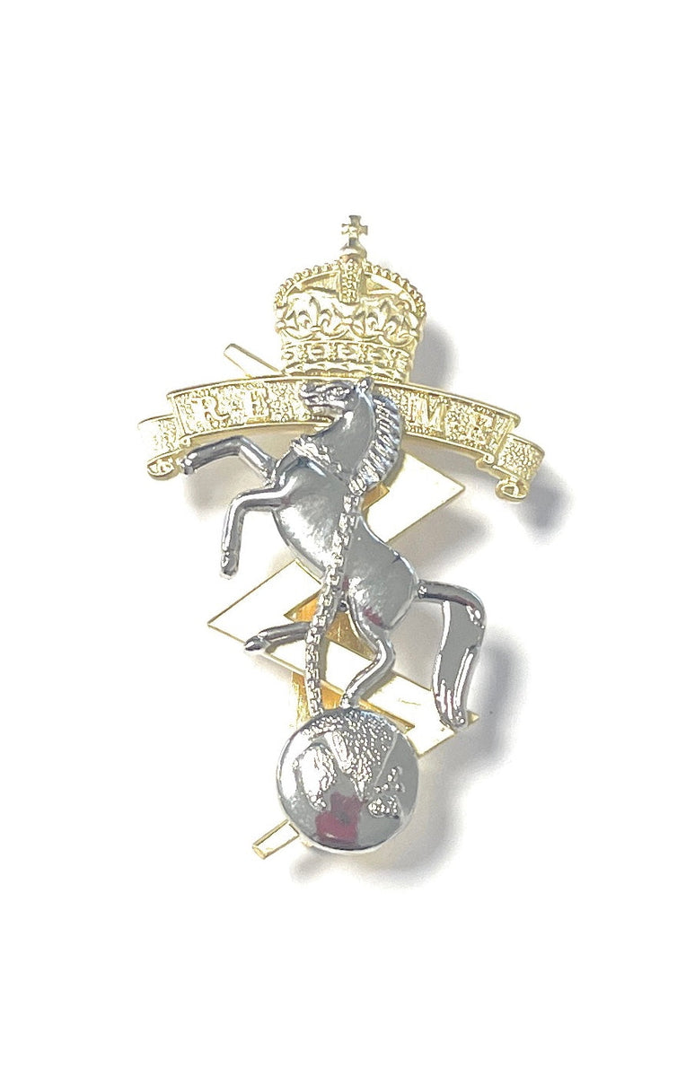 Cap Badge - REME - 2 pc - V Hook - Brass & Nickle - Tudor Crown – Cadet ...