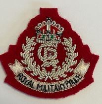 Beret Badge - RMP - Officers - Red B/G - Sil Cut - Tudor Crown – Cadet ...