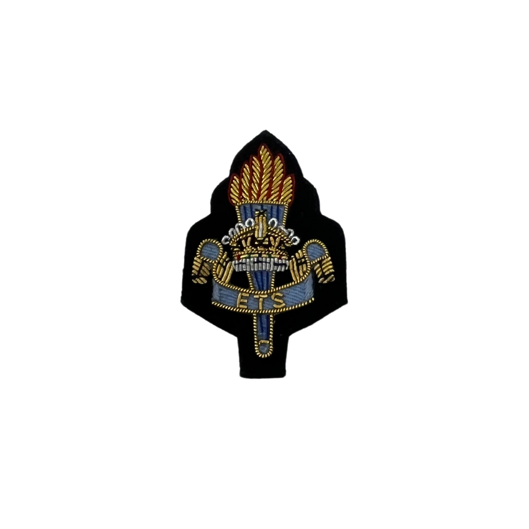 Beret Badge - ETS - Nvy B/G - Tudor Crown - Tudor Crown – Cadet Kit Shop