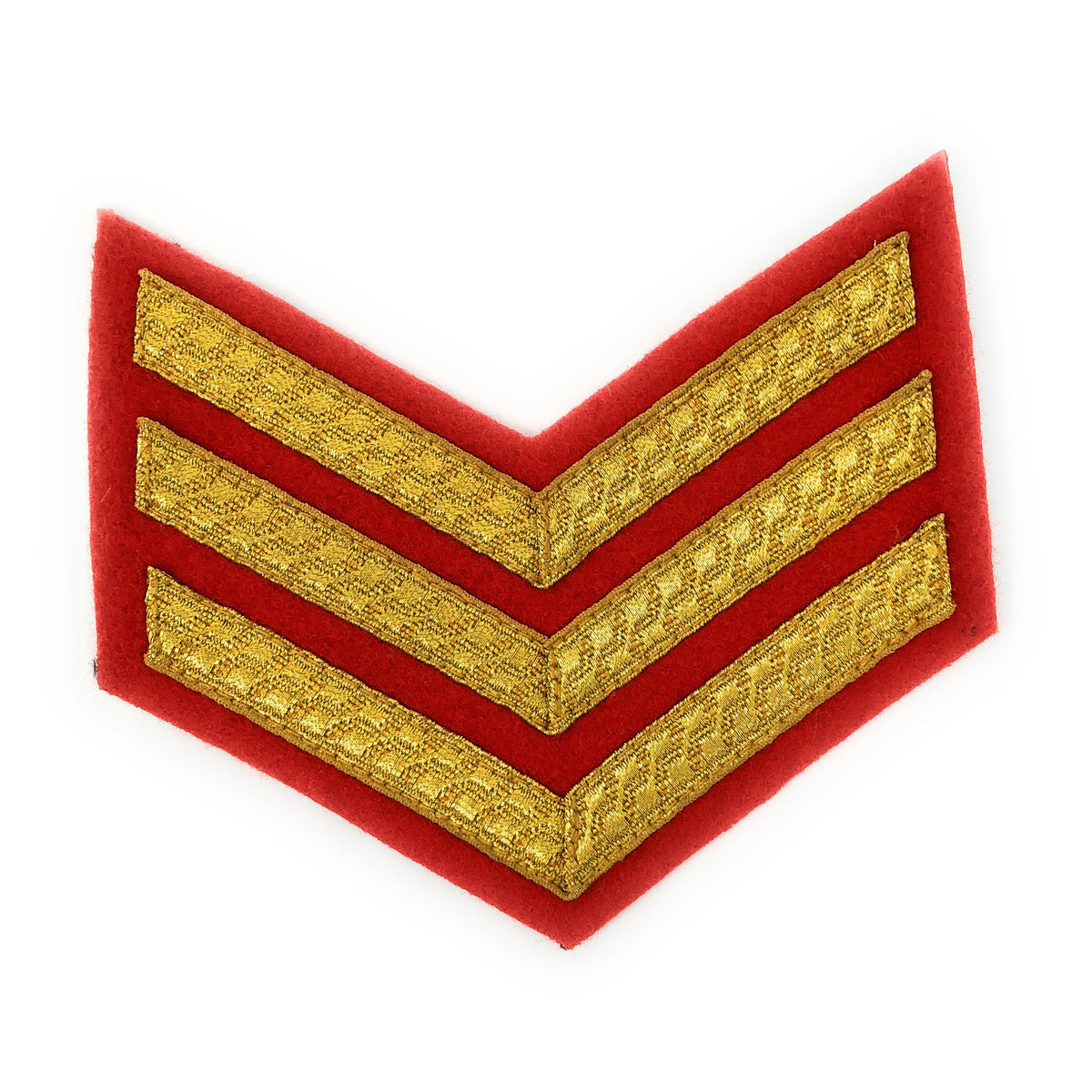 Mess Dress - Chevrons - Gold on Scarlet - Sgt – Cadet Kit Shop