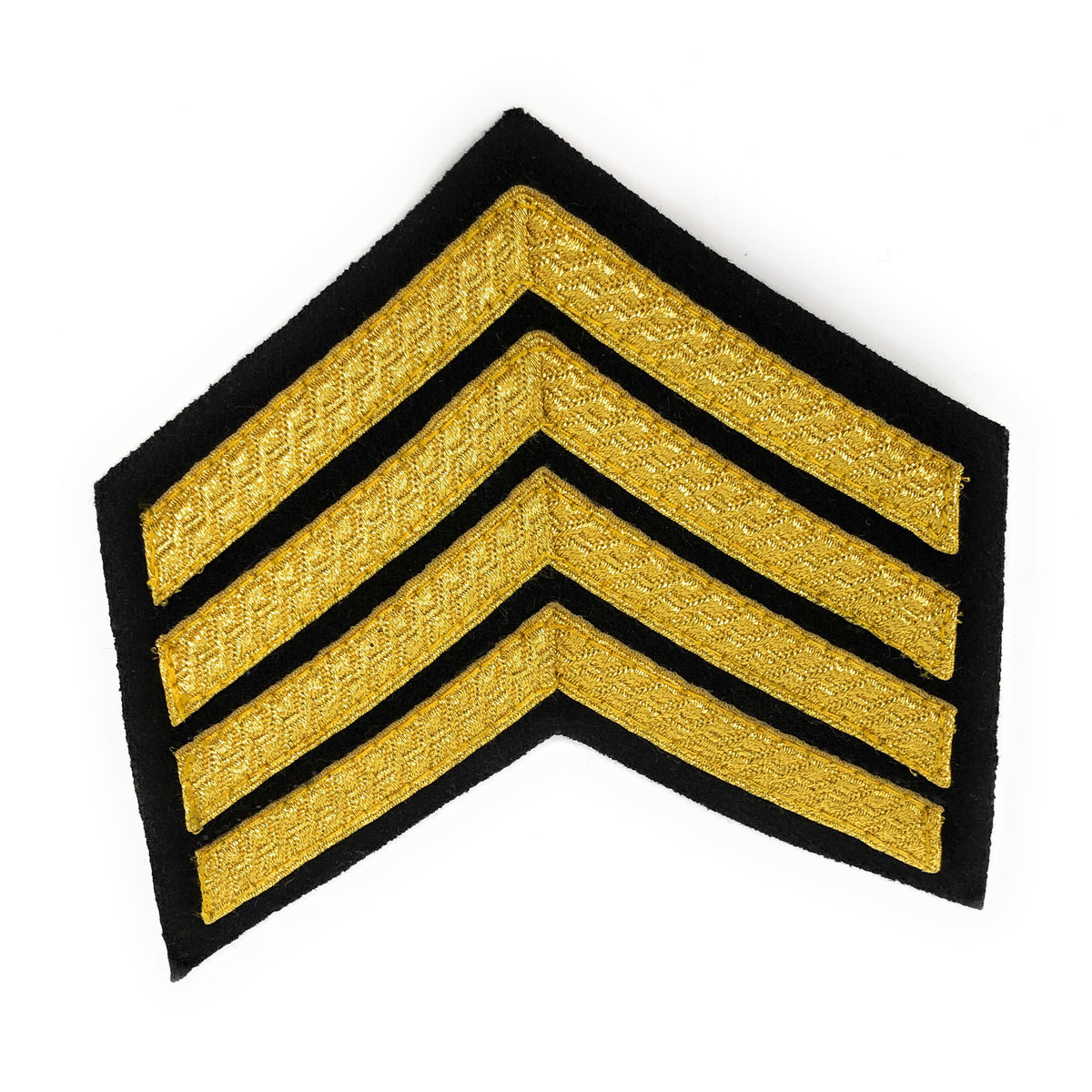 Mess Dress - Chevrons -Gold on Black - 4 Bar – Cadet Kit Shop