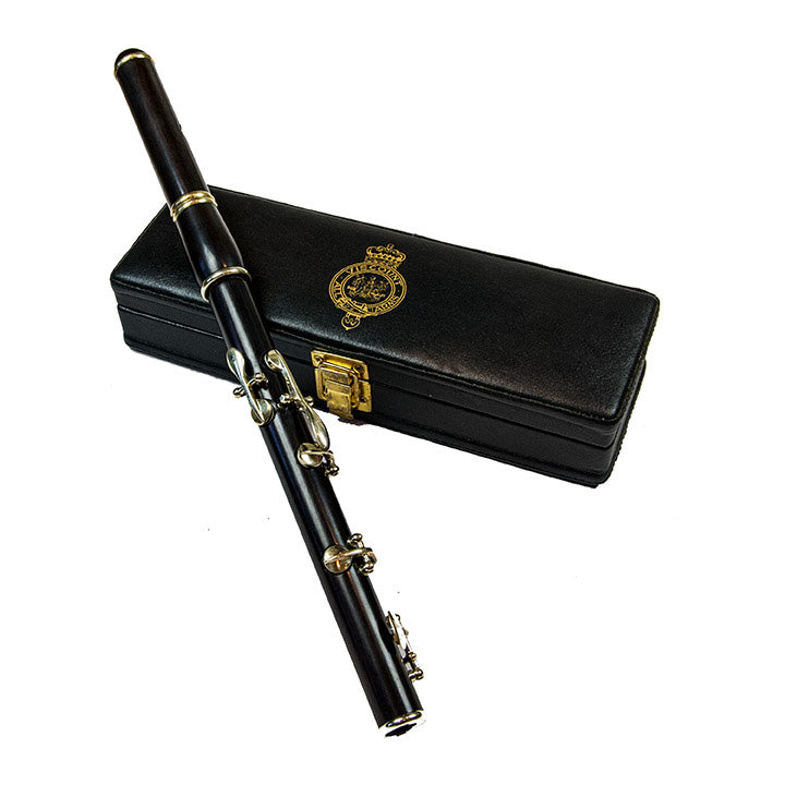 Viscount Bb (High Pitch) Flute, 5 Key, 3 Piece, in African Blackwood-P ...