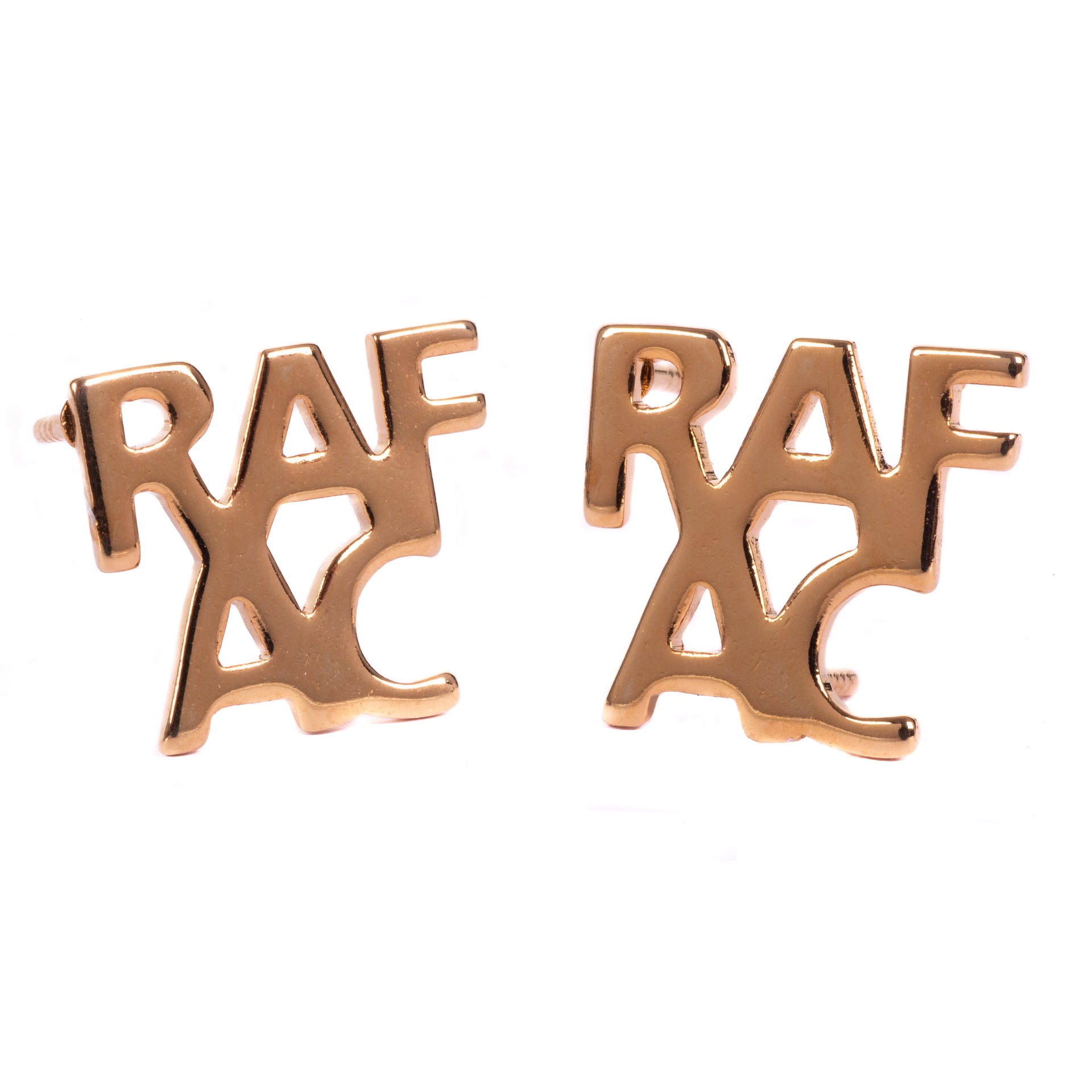 Letter RAFAC Pin Badges - Gold Plated - Spike & Clutch Fitting – Cadet ...