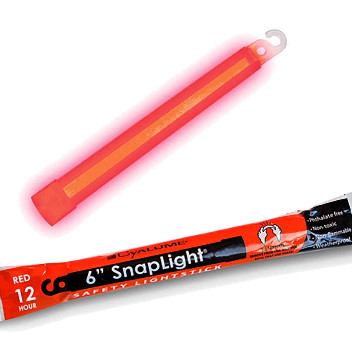 12 Hour 6” SnapLight (15cm) Red lightstick (Cyalume® Branded) – Cadet ...