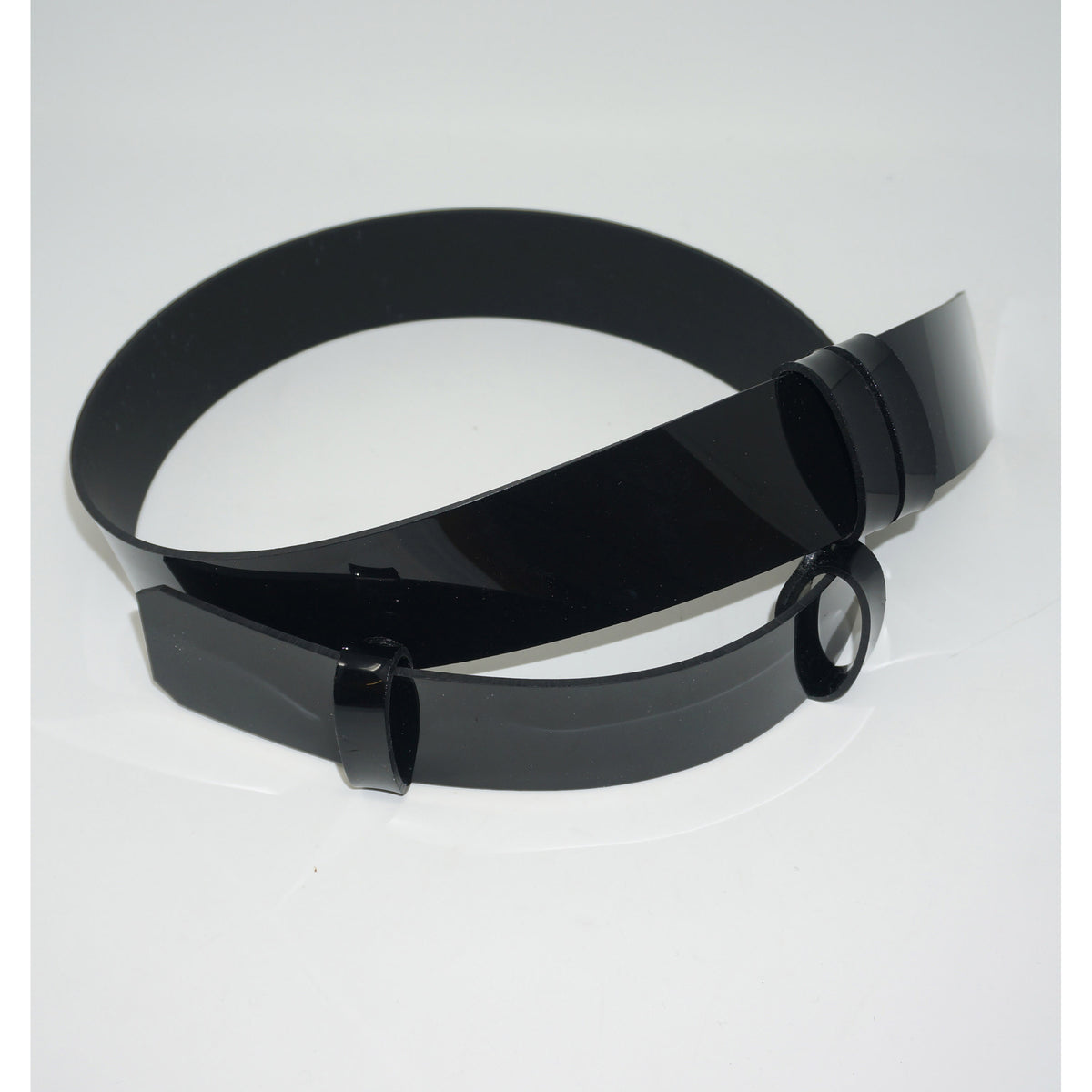 Parade Belt - Black PVC - 55mm + 4 loops - 127cm long. – Cadet Kit Shop