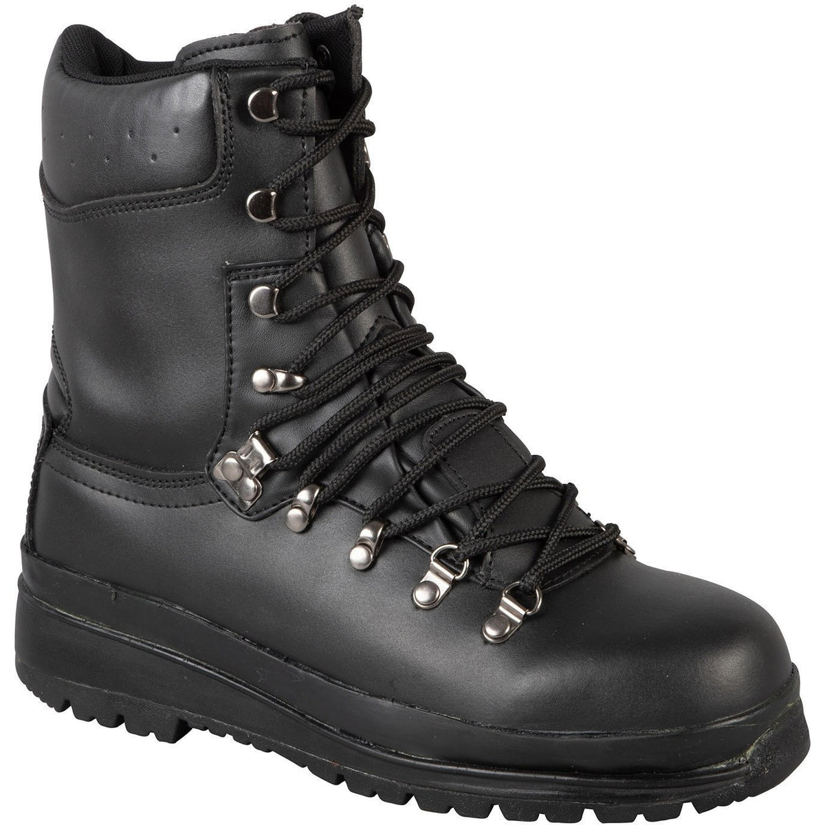 Highlander Black Waterproof Leather Elite Boot | Highlander | Combat ...